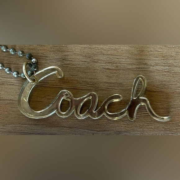 Coach | Accessories | Coach Poppy Script Hang Tag Gold | Poshmark